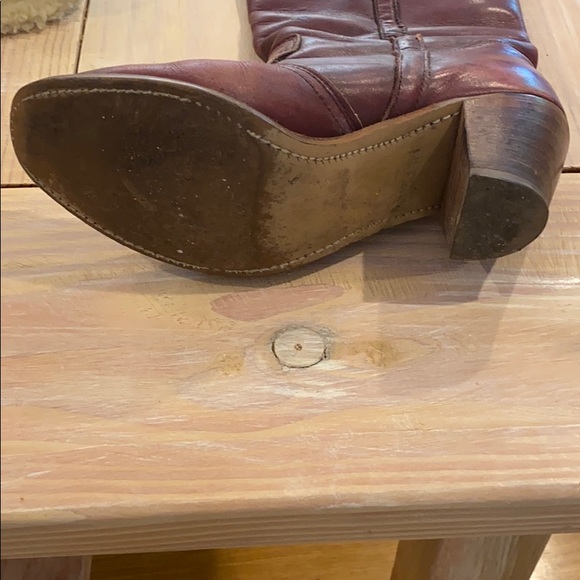 Dex | Shoes | Dex Red Leather Boots In Goodfair Condition | Poshmark